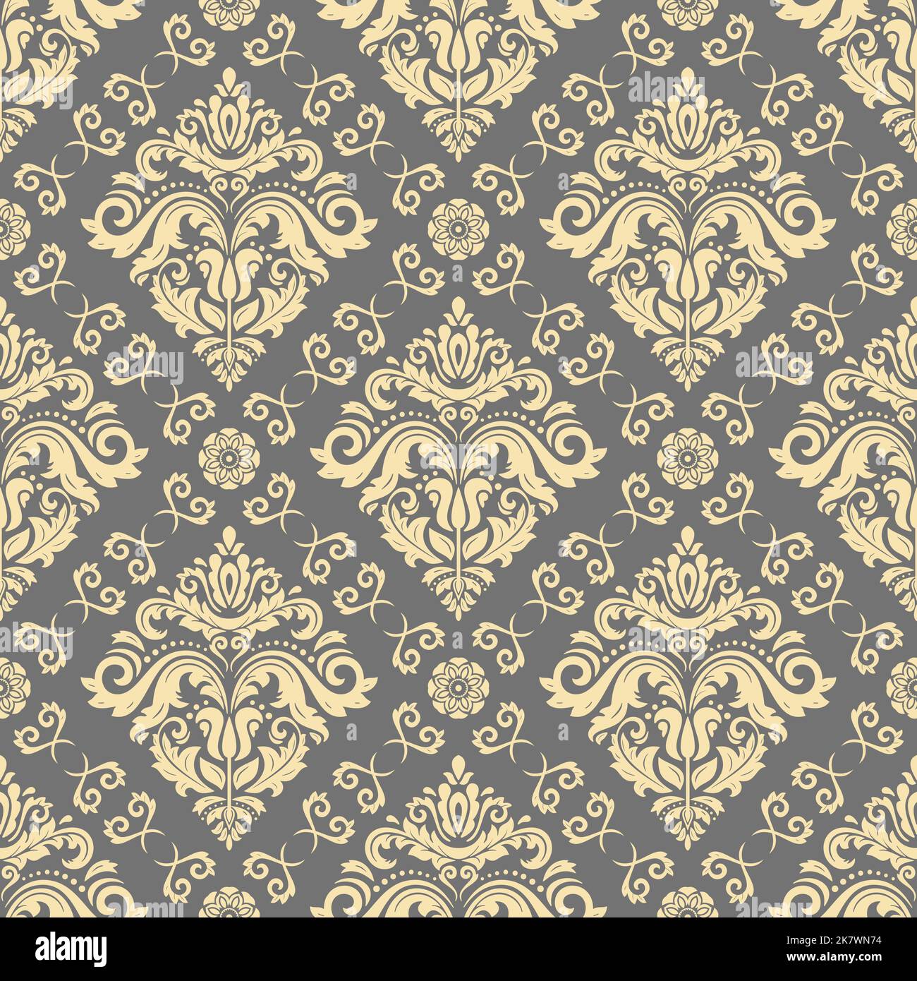 Orient vector classic pattern. Seamless abstract background with ...