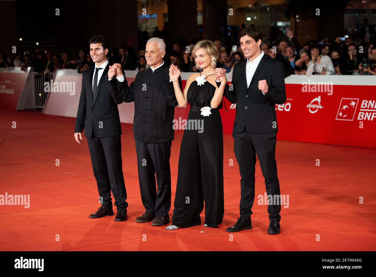 Red carpet of L'ombra di Caravaggio at 17th Rome Film Fest Stock Photo ...