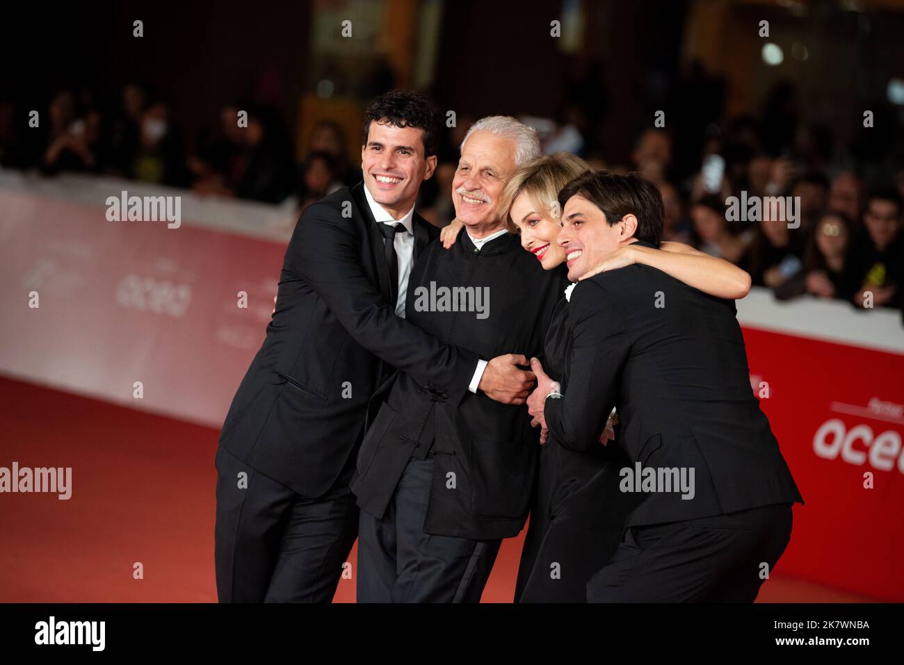 Red carpet of L'ombra di Caravaggio at 17th Rome Film Fest Stock Photo ...
