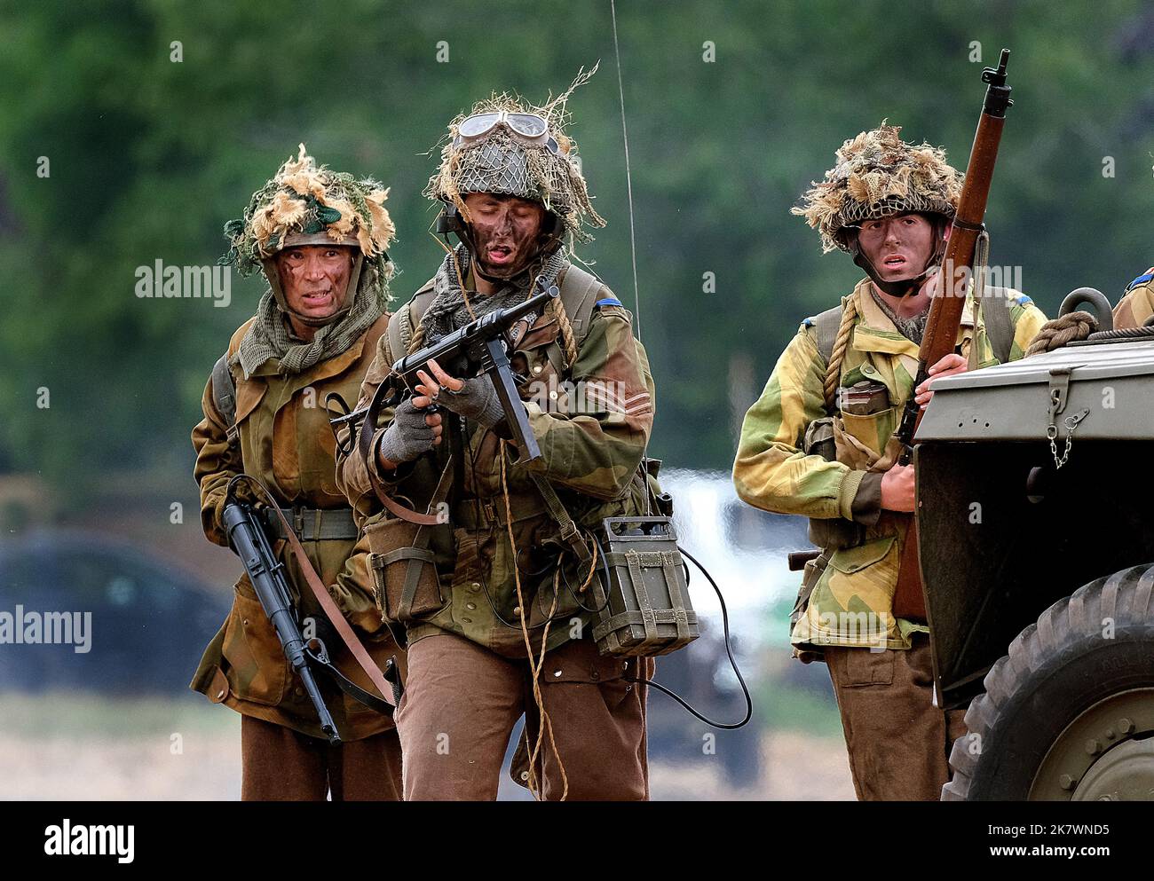 The Victory Show. Cosby Farm. Leicester, UK, September 2022. A military ...
