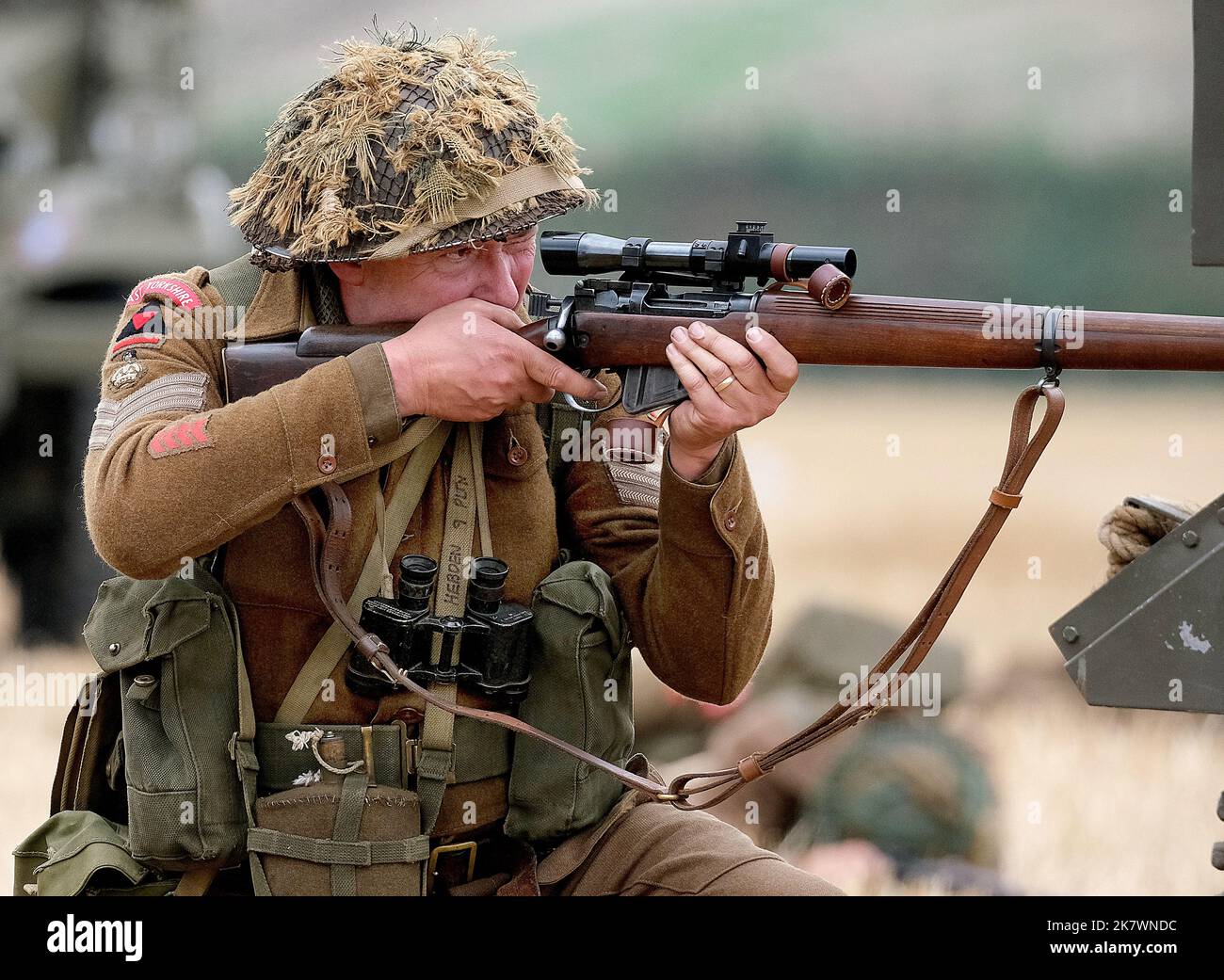 The Victory Show. Cosby Farm. Leicester, UK, September 2022. A military ...