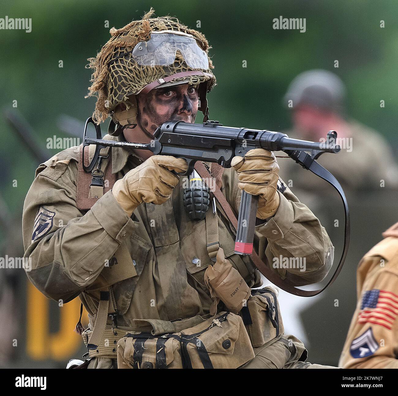 The Victory Show. Cosby Farm. Leicester, UK, September 2022. A military ...