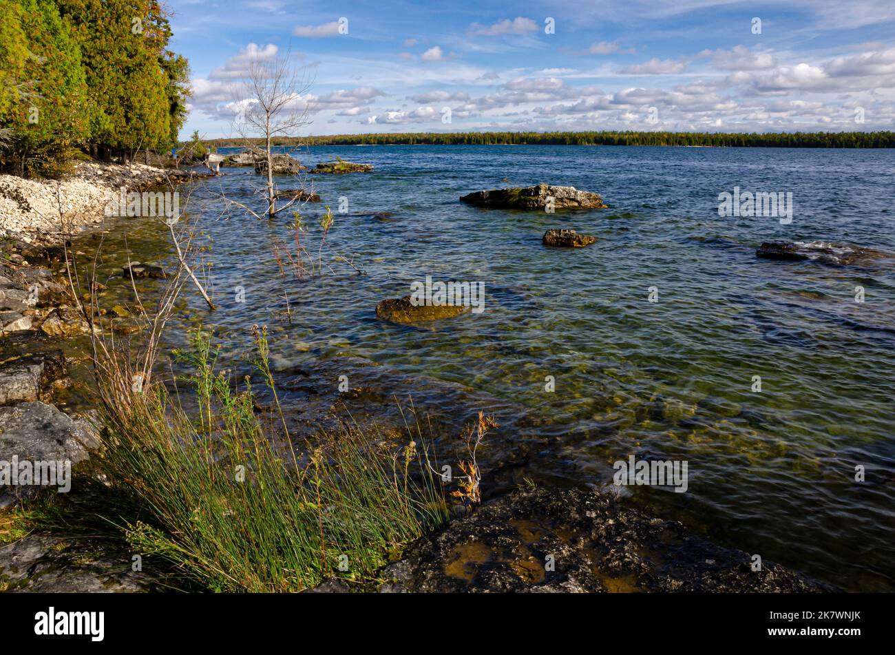 Water levels are high on the western great lakes. Water is shown here ...