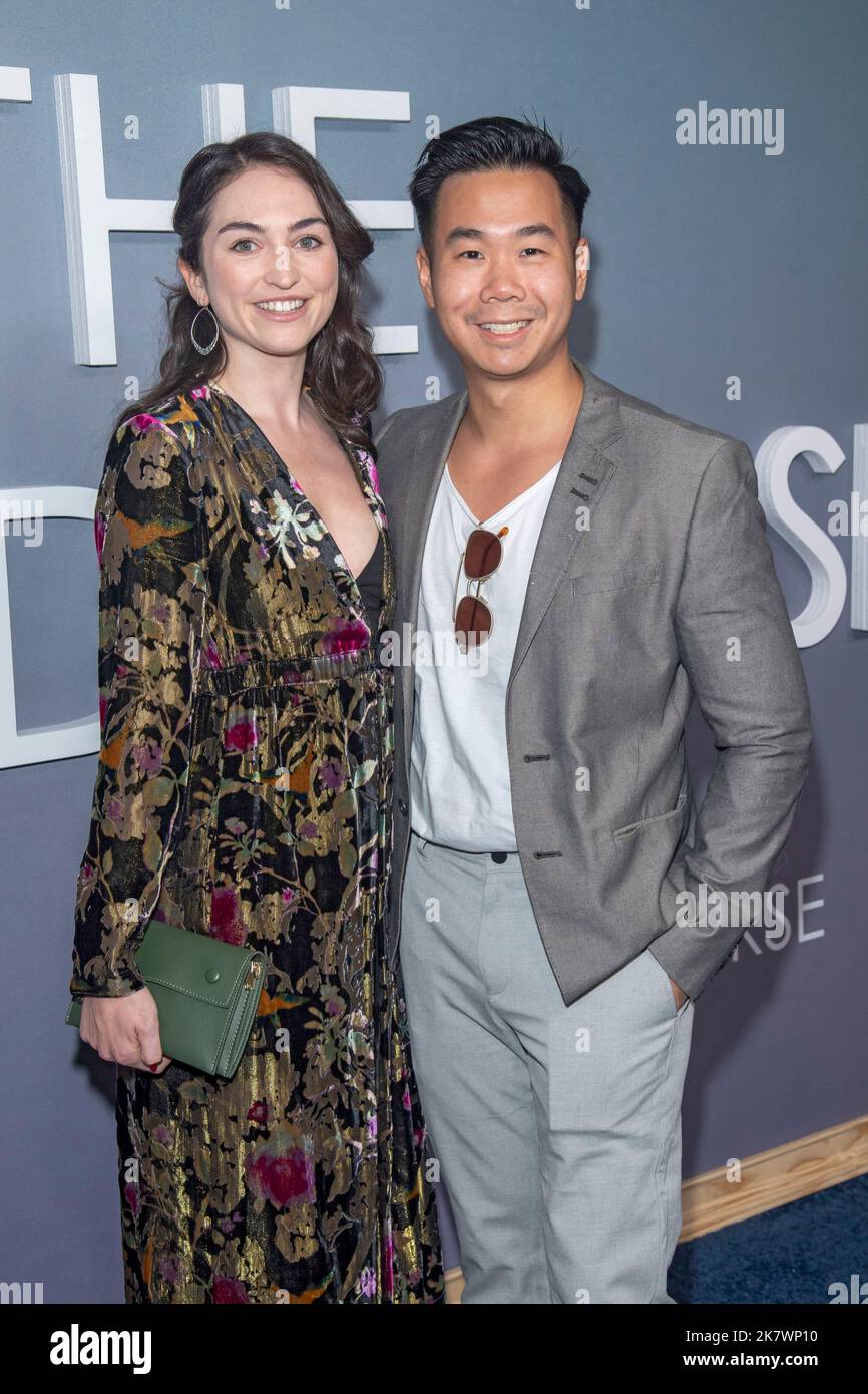 Tara Halpern and David Ma attend Netflix's "The Good Nurse" New York Screening at Paris Theater ...