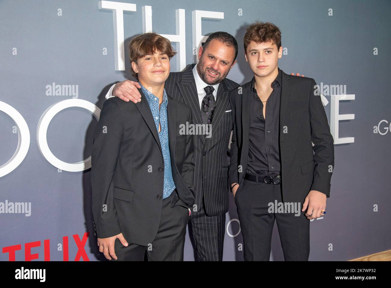 Scott Franklin (C) attends Netflix's "The Good Nurse" New York ...