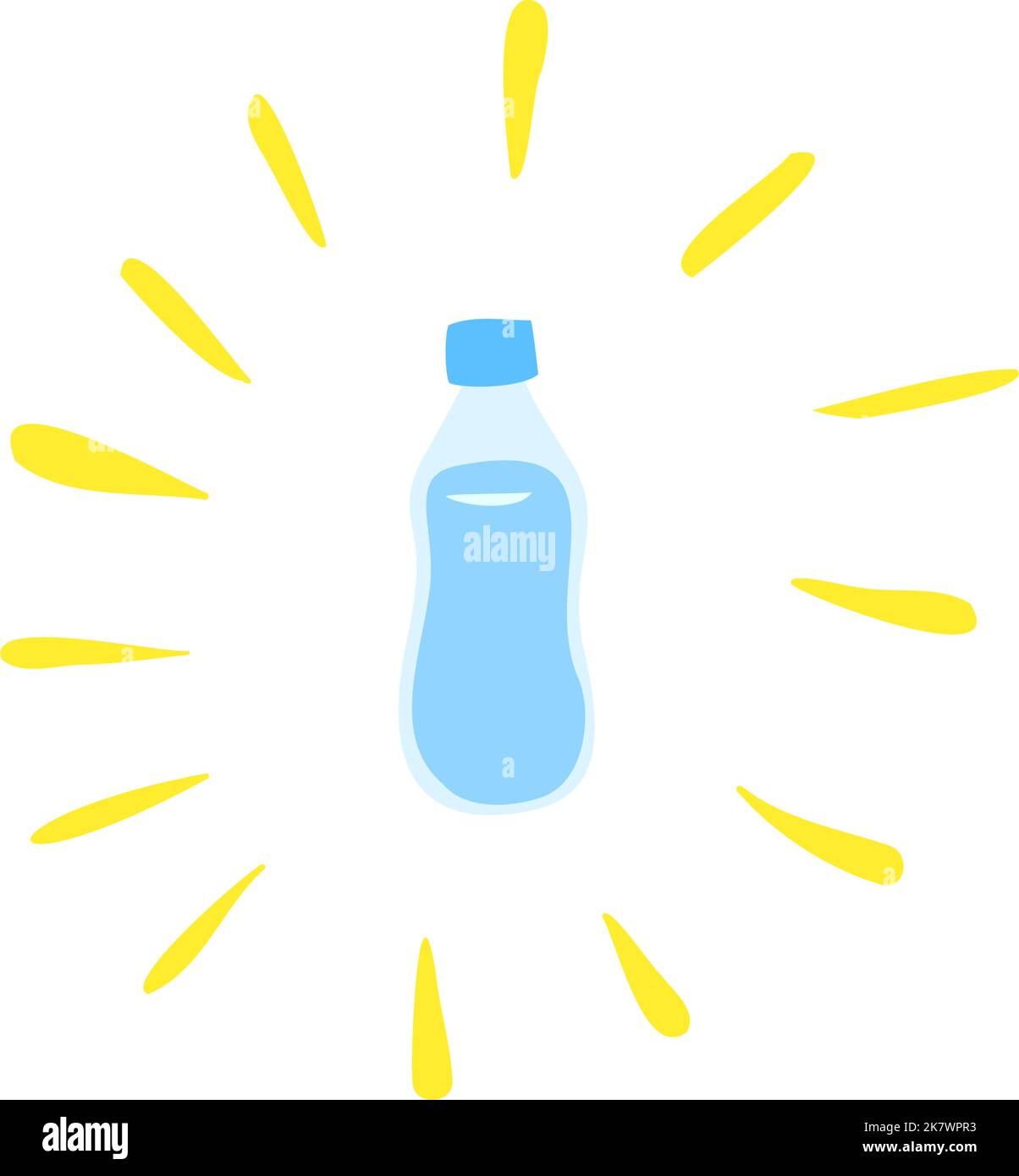 Illustration of deformed plastic bottle Stock Vector Image & Art - Alamy