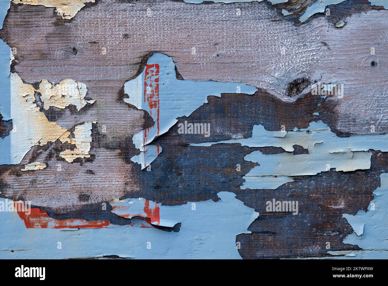 Abstract of rusty peal wall Stock Photo - Alamy