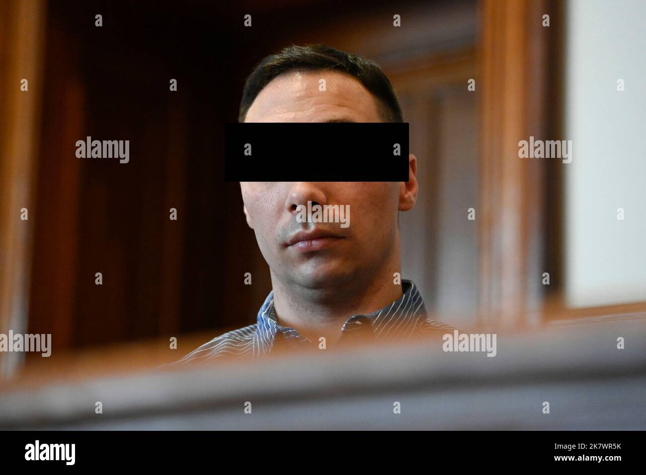The accused Laurent Badot pictured at the jury composition of his ...
