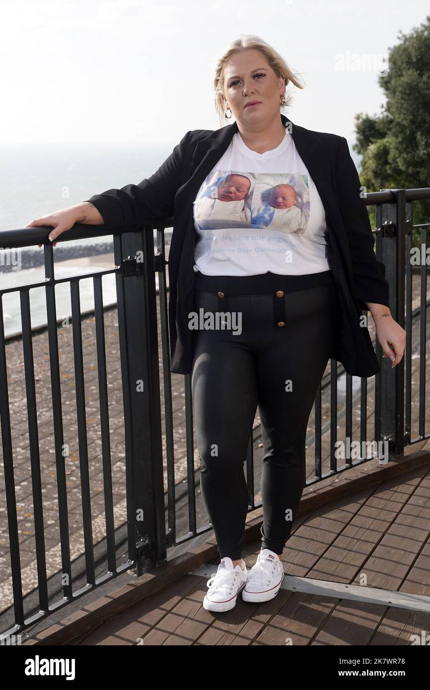 Bex Walton, 27, talking to PA's Katie Boyden following the publishing ...