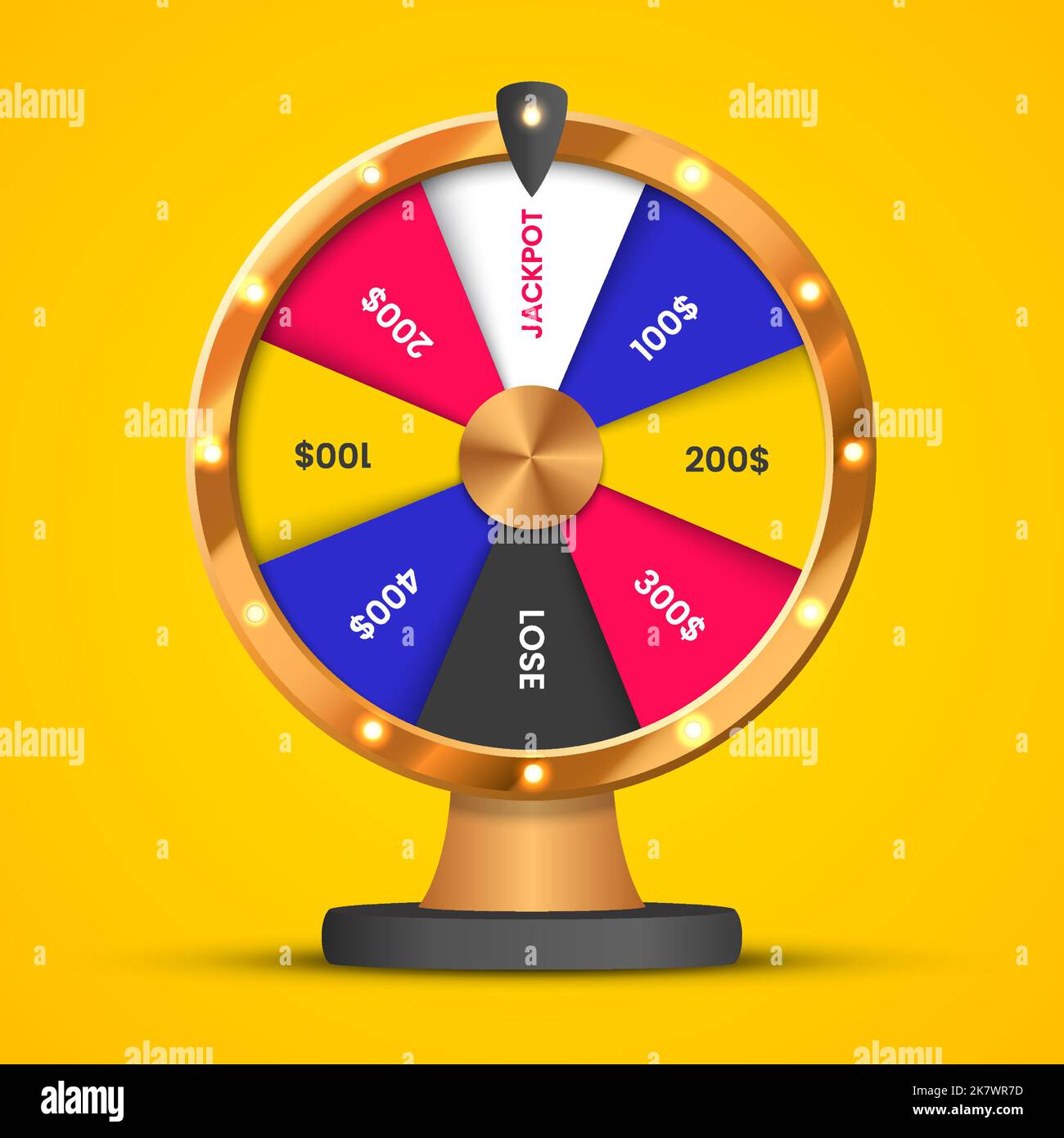 Wheel of fortune background. Vector lucky roulette illustration. Online ...