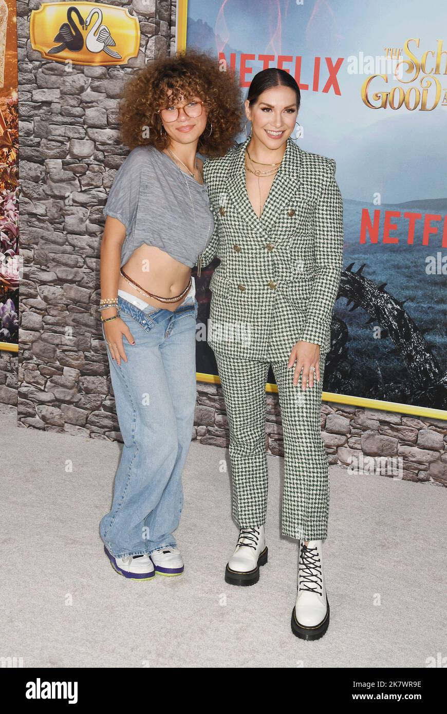 LOS ANGELES, CA - OCTOBER 18: (L-R) Weslie Fowler and Allison Holker ...