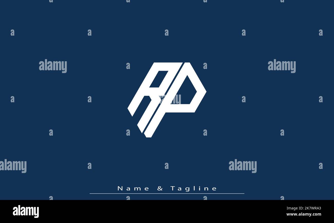 Alphabet letters Initials Monogram logo RP , PR Stock Vector Image ...