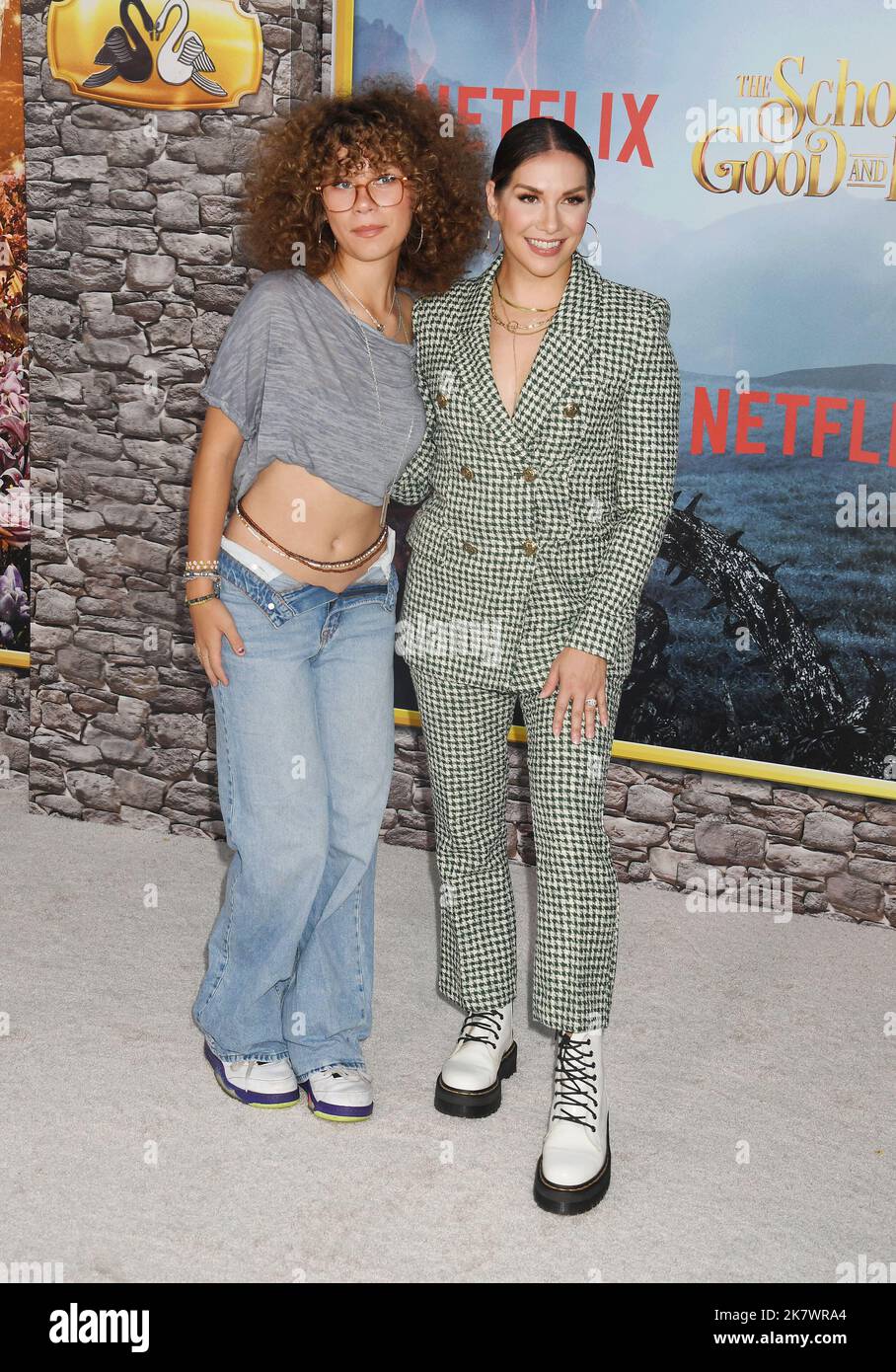 LOS ANGELES, CA - OCTOBER 18: (L-R) Weslie Fowler and Allison Holker ...