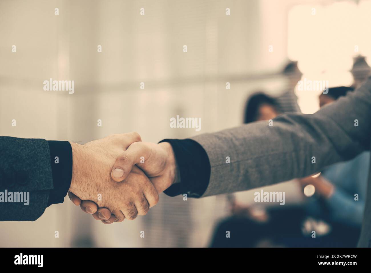 close up. business handshake on an office background Stock Photo - Alamy