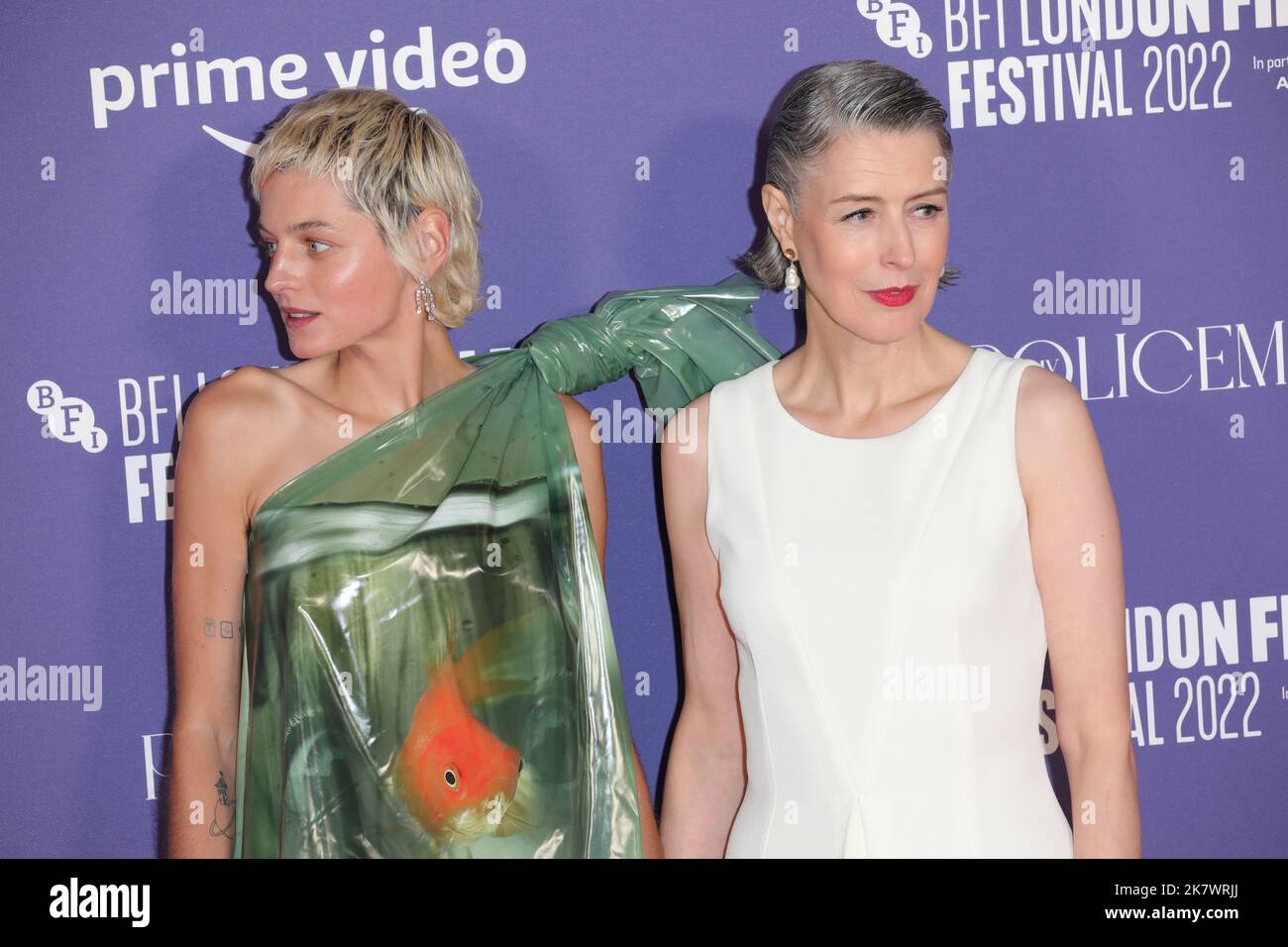 Emma Corrin, Gina McKee attend the European premiere of 'My Policeman ...