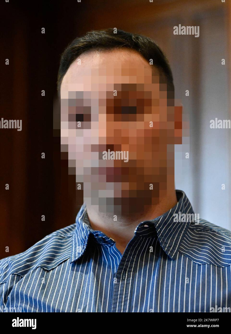 The accused Laurent Badot pictured at the jury composition of his ...