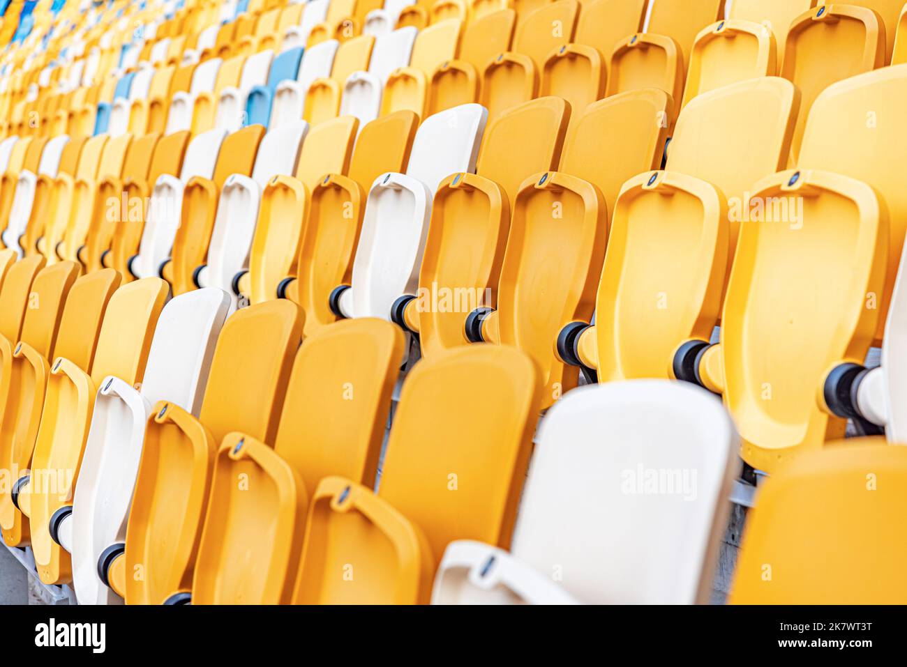 Empty stadium seats Stock Photo - Alamy