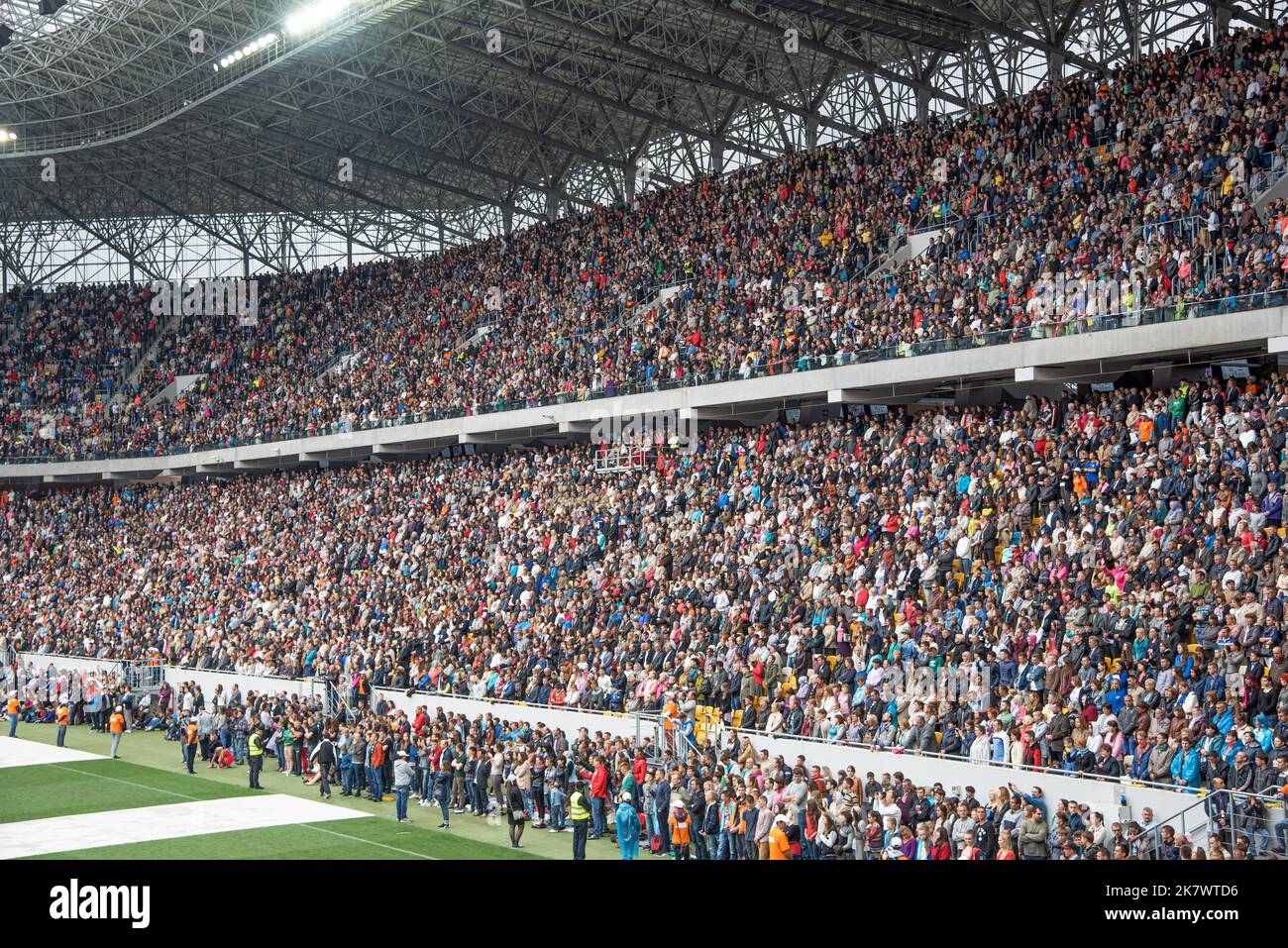 Soccer podium stadium hi-res stock photography and images - Alamy