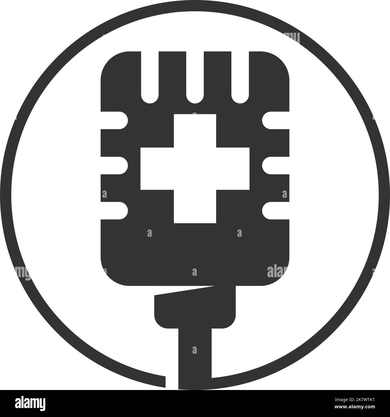 health talk logo Icon Illustration Brand Identity Stock Vector Image ...