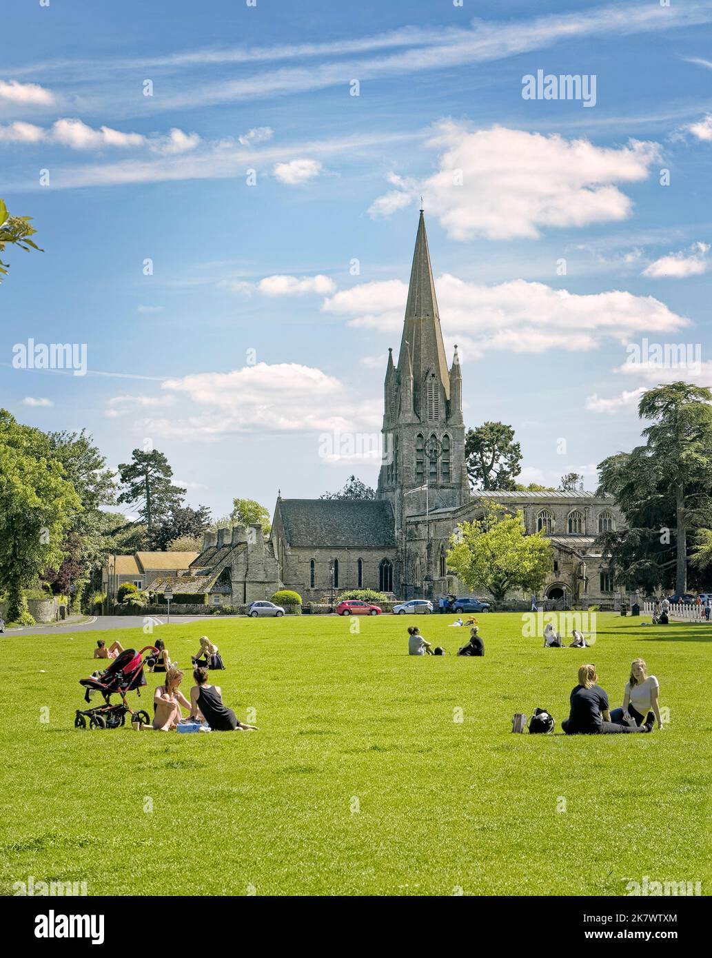 Church Green and the parish church of St Mary the Virgin, Witney ...