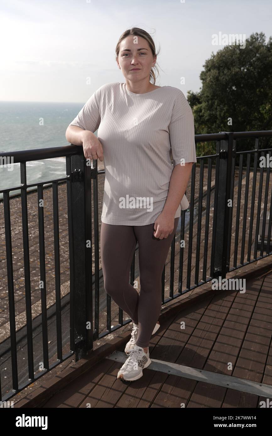 Danielle Clark, 31, talking to PA's Katie Boyden following the ...