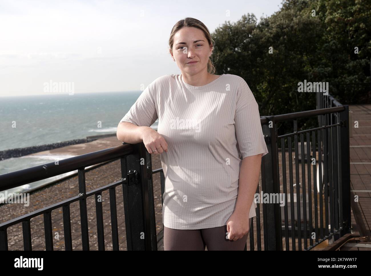 Danielle Clark, 31, talking to PA's Katie Boyden following the ...