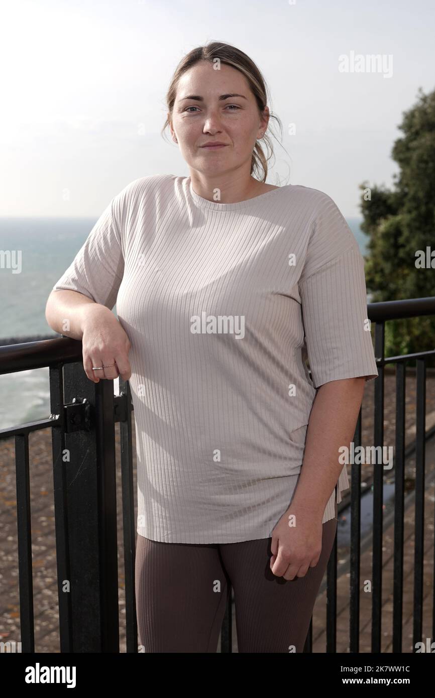 Danielle Clark, 31, talking to PA's Katie Boyden following the ...
