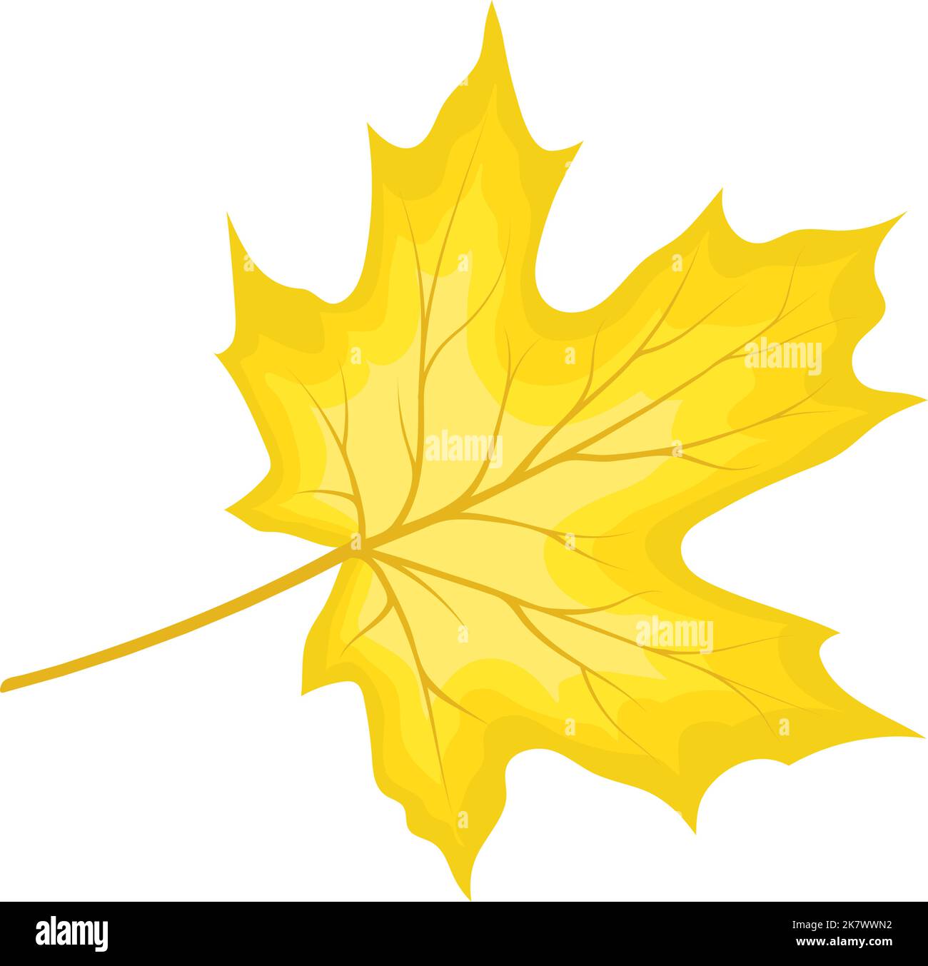 Autumn maple leaf. Fall leaf. Vector illustration Stock Vector Image ...