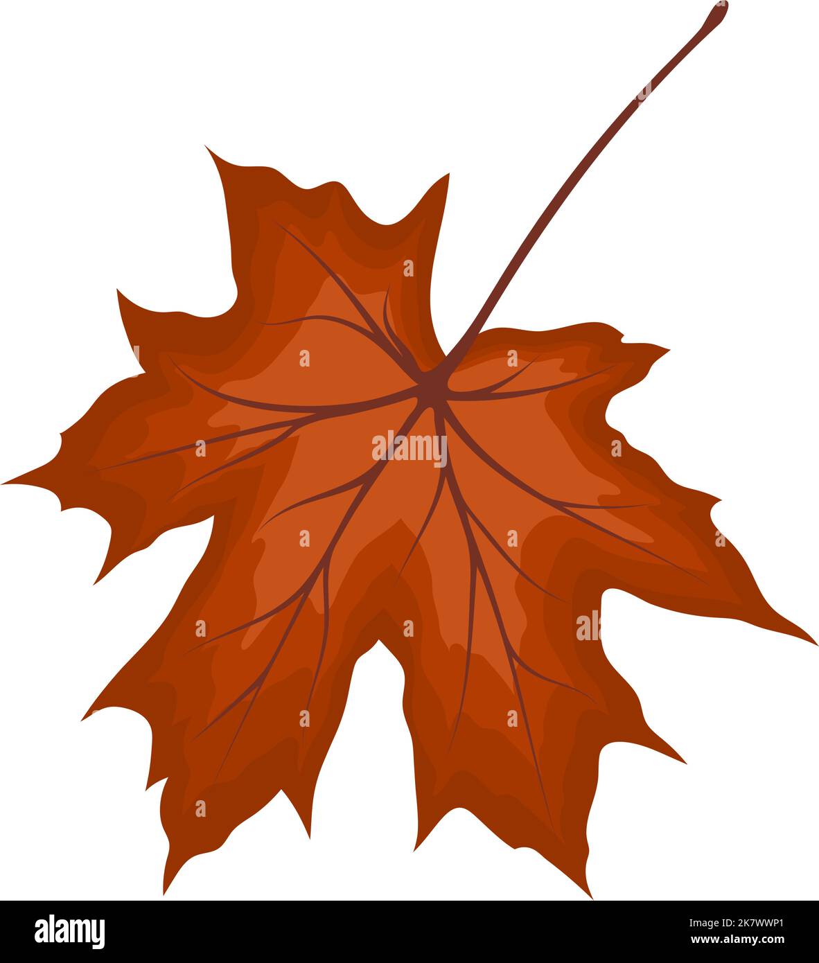 Autumn maple leaf. Fall leaf. Vector illustration Stock Vector Image ...