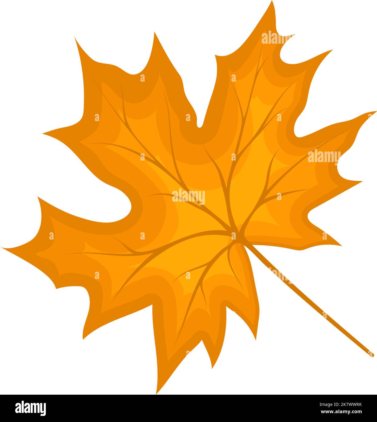 Autumn maple leaf. Fall leaf. Vector illustration Stock Vector Image ...