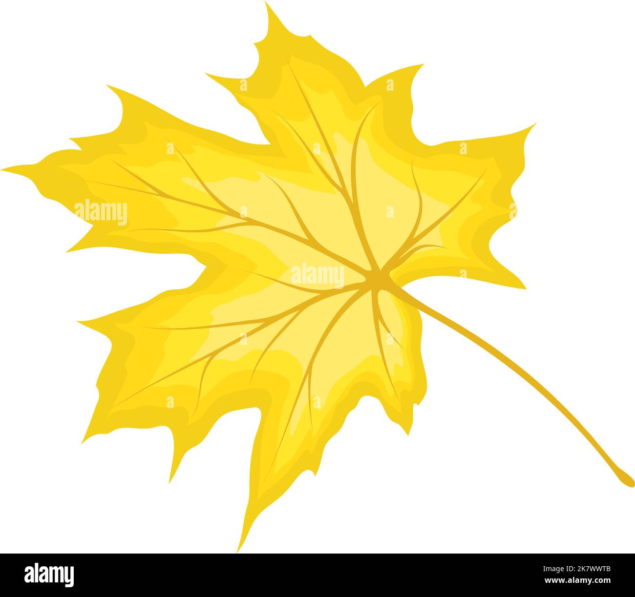 Autumn maple leaf. Fall leaf. Vector illustration Stock Vector Image ...