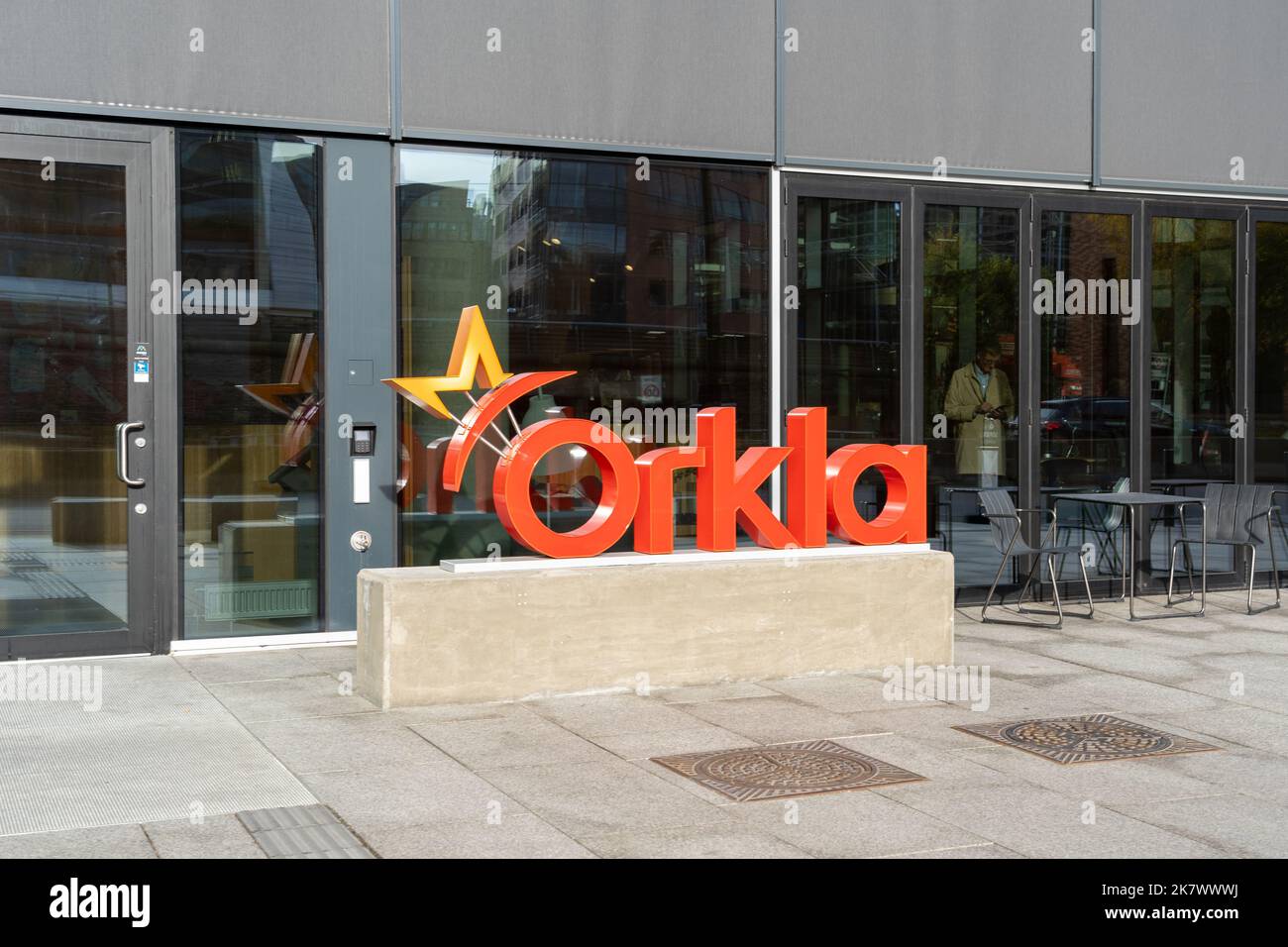 Oslo, Norway - October 14, 2022: Orkla Headquarters in Oslo, Norway ...