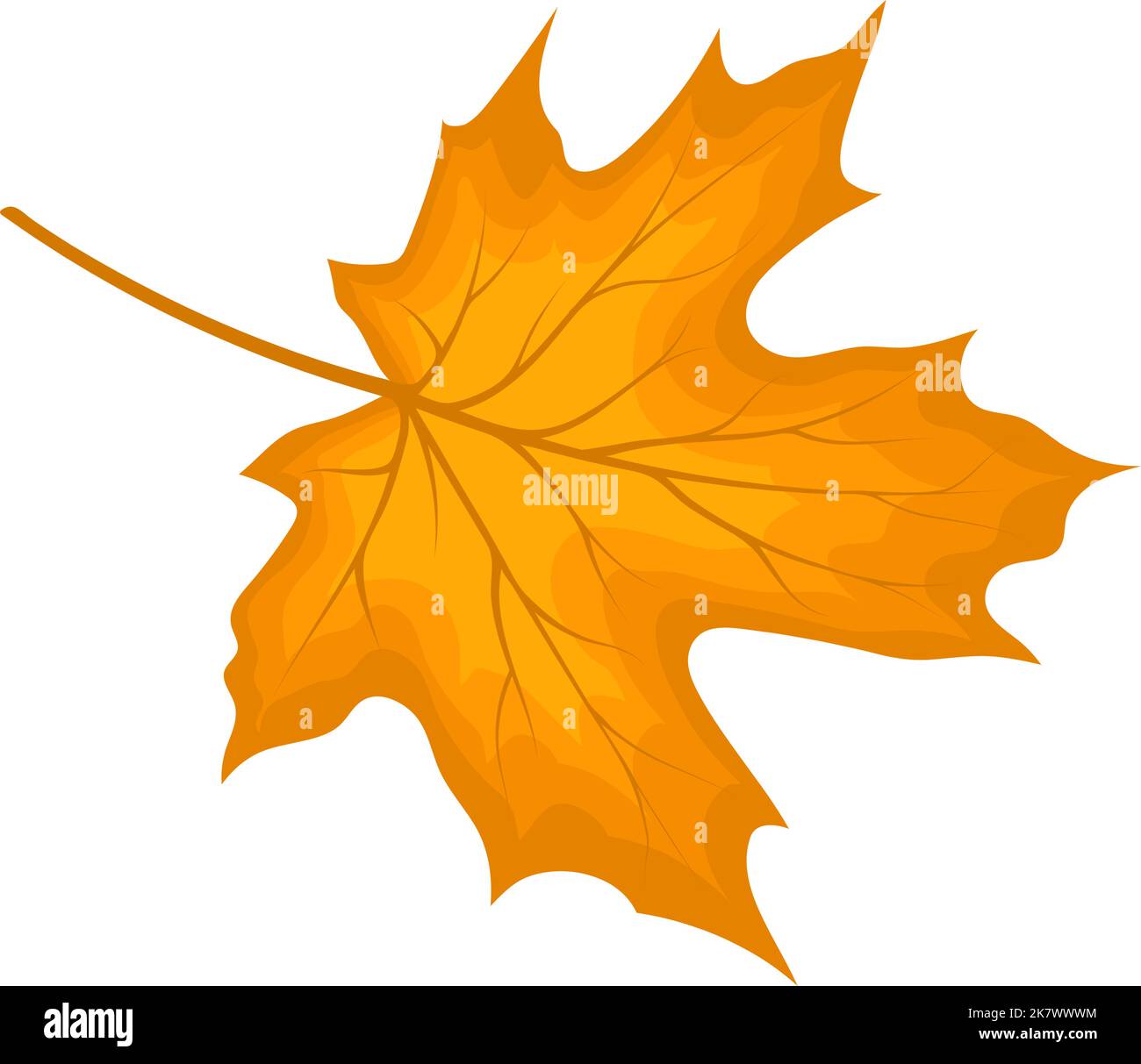 Autumn maple leaf. Fall leaf. Vector illustration Stock Vector Image ...