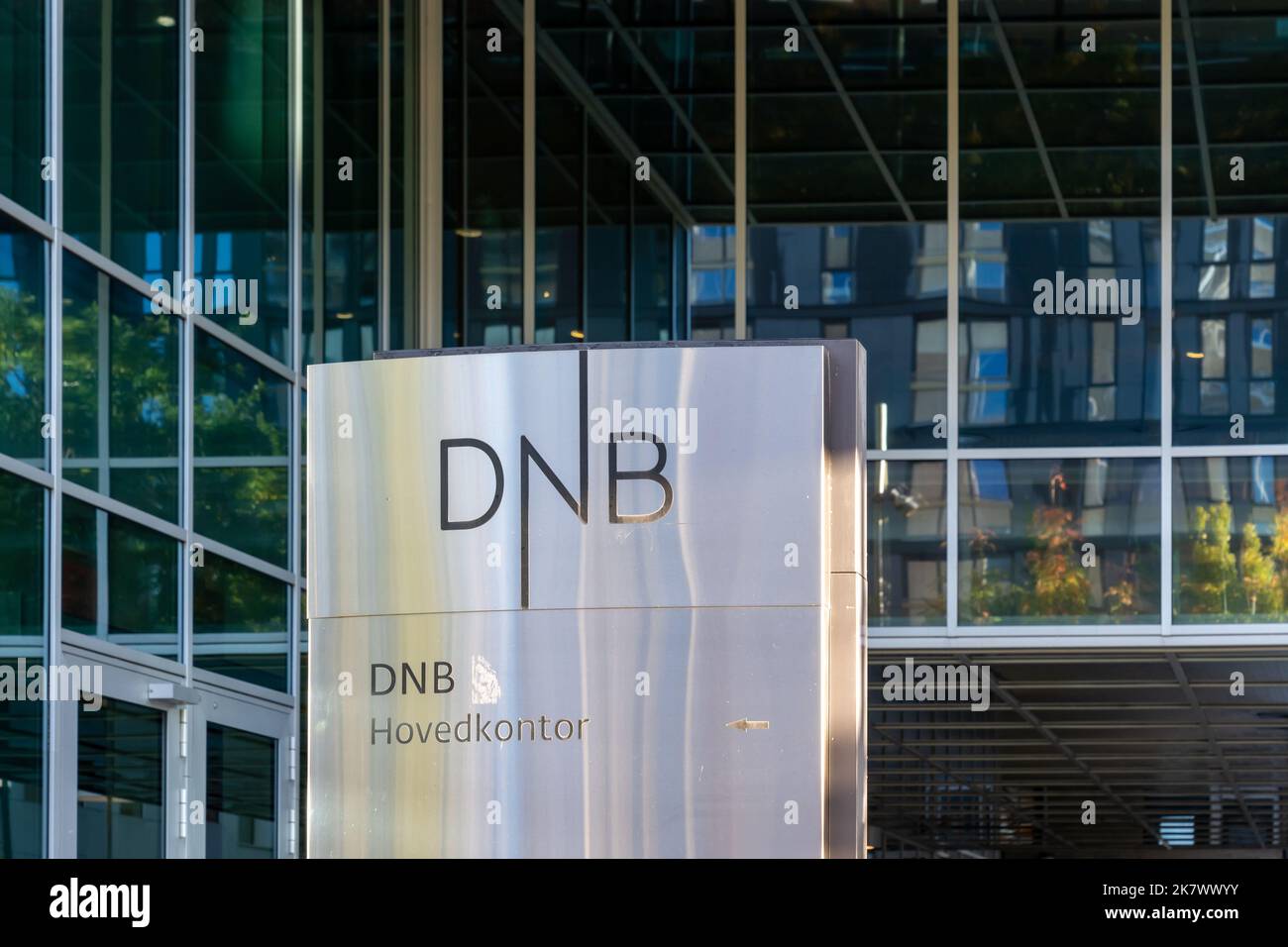 Oslo, Norway - October 15, 2022: DNB headquarters in Oslo, Norway Stock ...