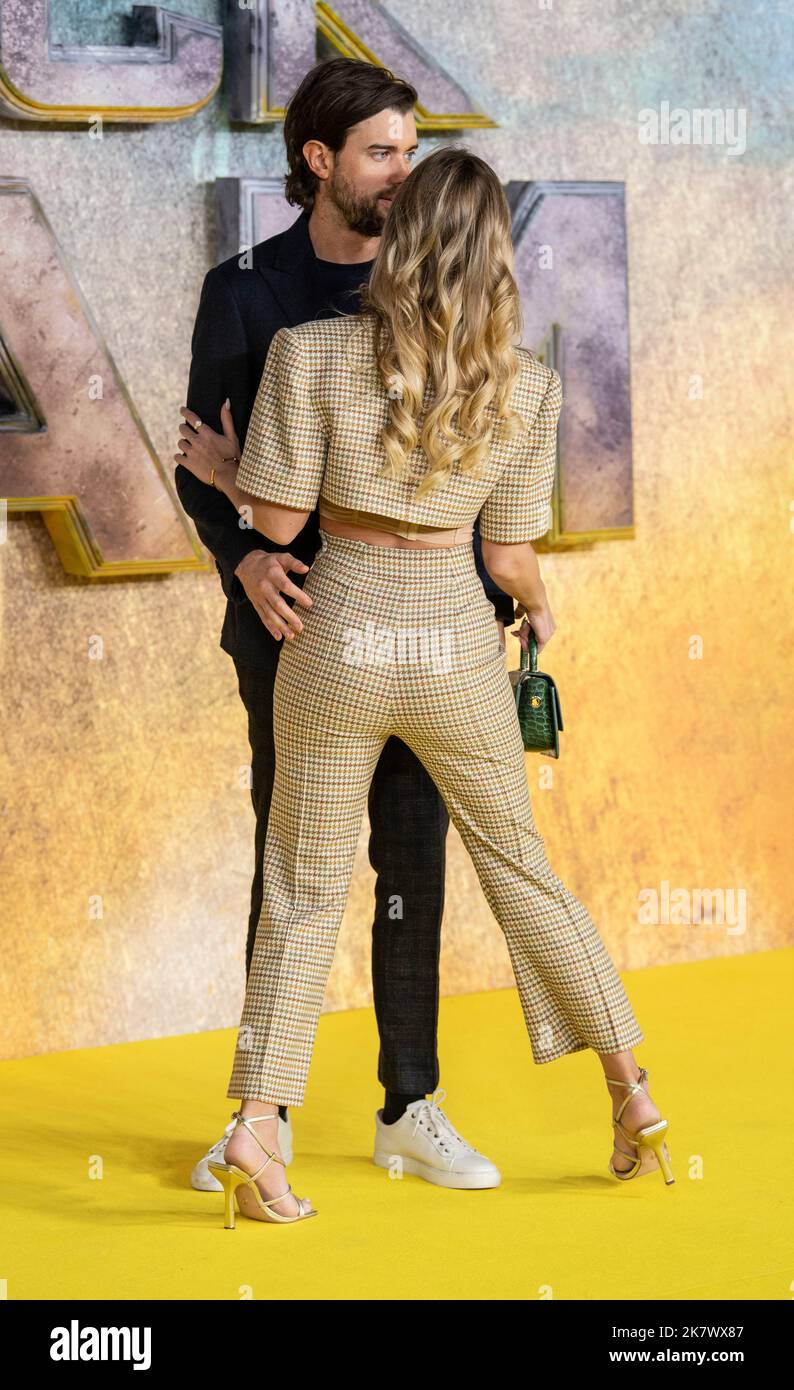 London, UK. Jack Whitehall and Roxy Horner at the UK Premiere of Black ...