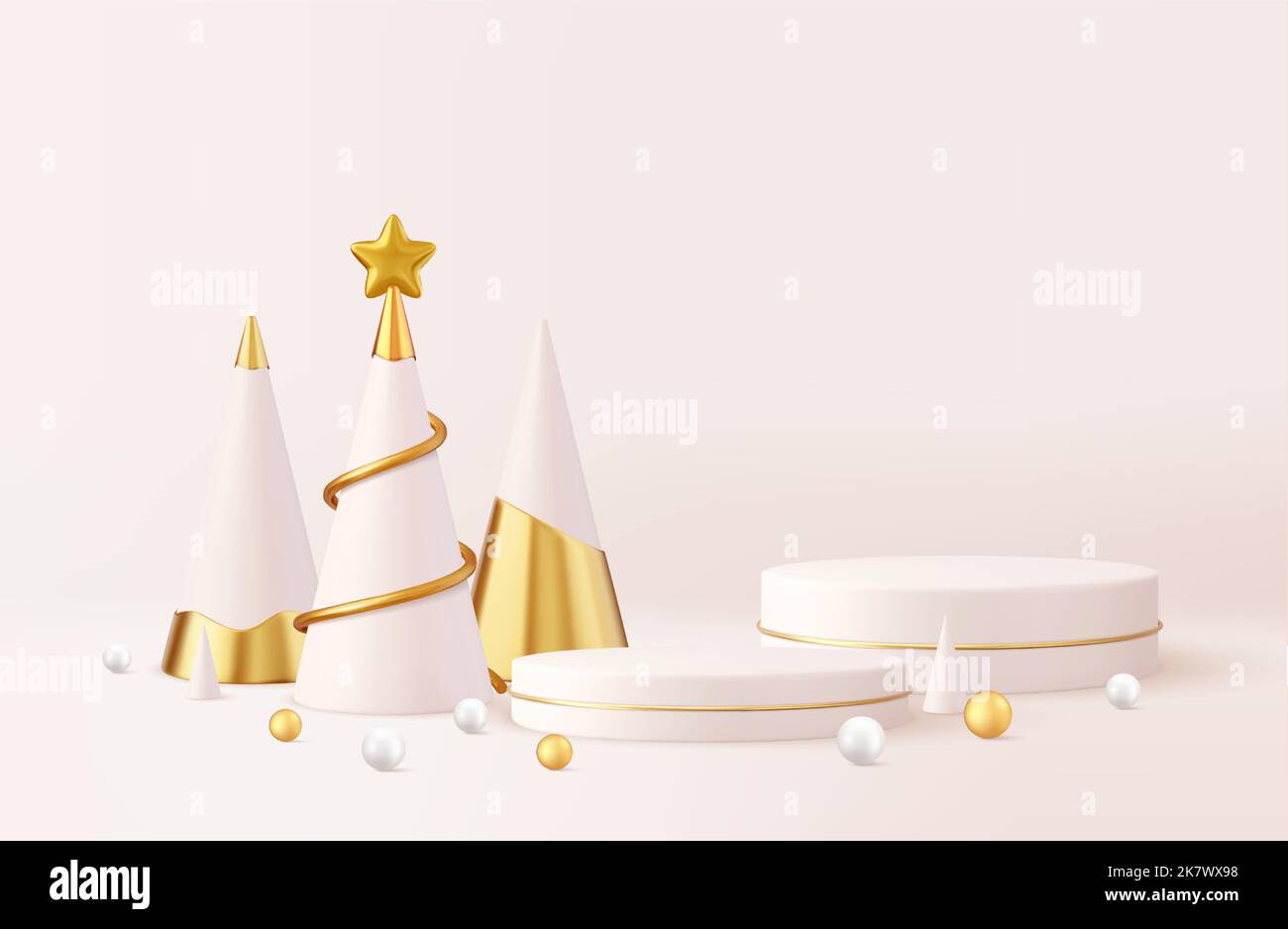 3d christmas design Stock Vector Image & Art - Alamy