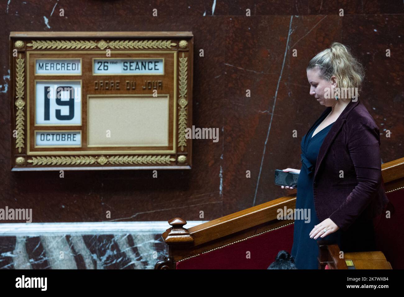 French deputy and president of La France Insoumise LFI parliamentary ...