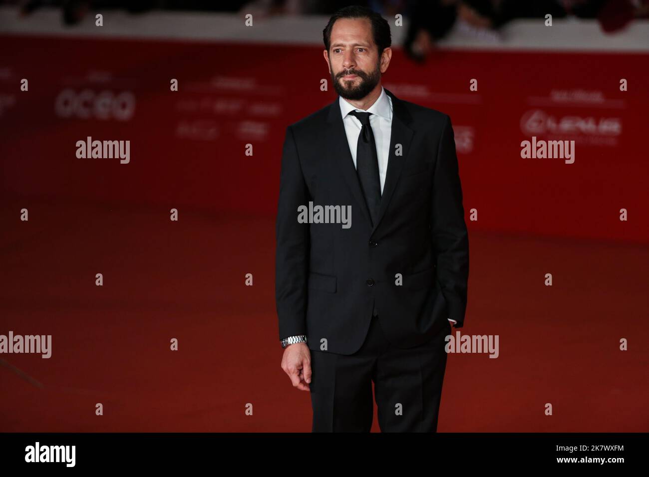 Rome, Italy. 18th Oct, 2022. Lorenzo Lavia attends the red carpet of ...