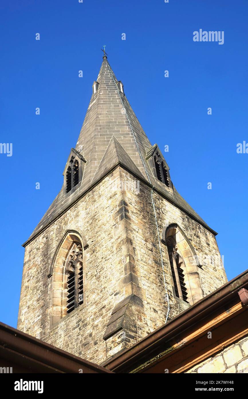 A lightning conductor on the steeple of The Annunciation Catholic ...