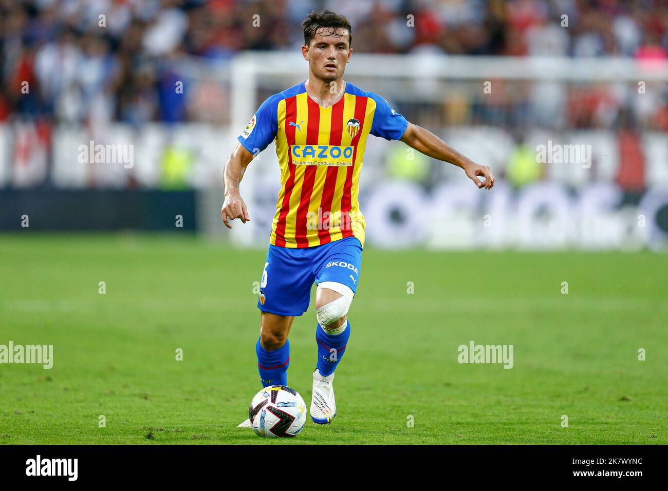 Hugo Guillamon of Valencia during the La Liga match between Sevilla FC ...