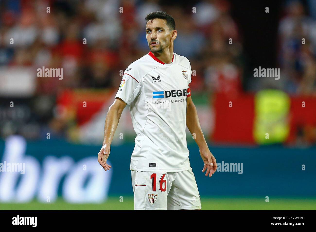 Jesus Navas of Sevilla FC during the La Liga match between Sevilla FC ...