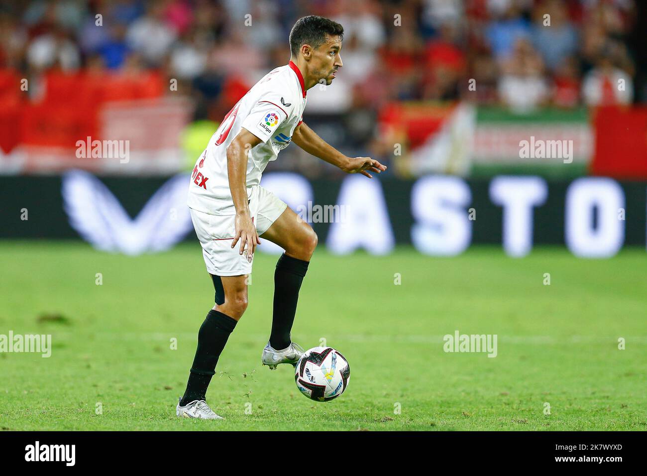 Jesus Navas of Sevilla FC during the La Liga match between Sevilla FC ...