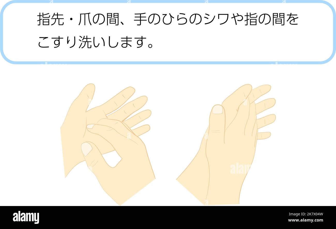 Scrub fingers Stock Vector Images - Alamy