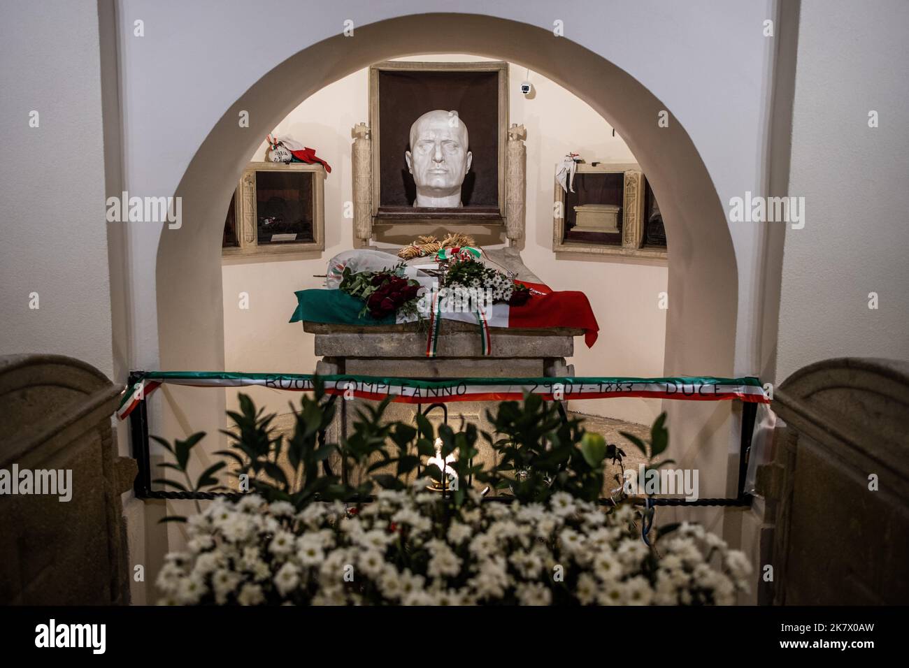 Predappio, Italy. 11th Aug, 2022. The tomb of former Italian dictator ...