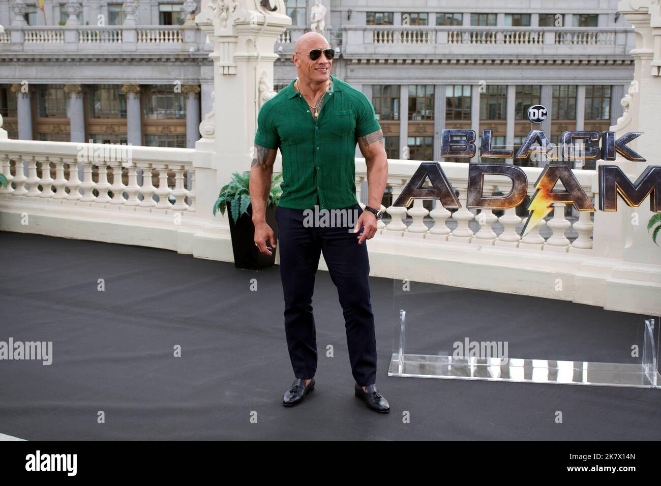Madrid, Spain. 19th Oct, 2022. Actor Dwayne Johnson poses during the ...