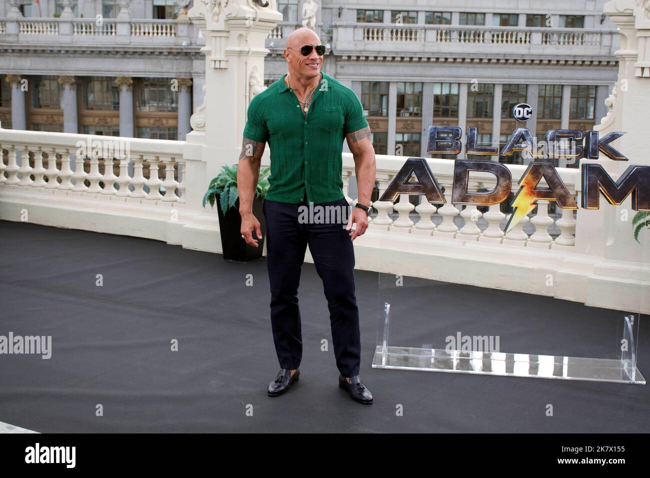 Madrid, Spain. 19th Oct, 2022. Actor Dwayne Johnson poses during the ...