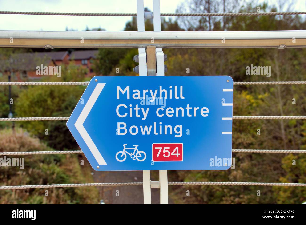 Glasgow, Scotland, UK 19th October, 2022 New bridge linking Edinburgh ...