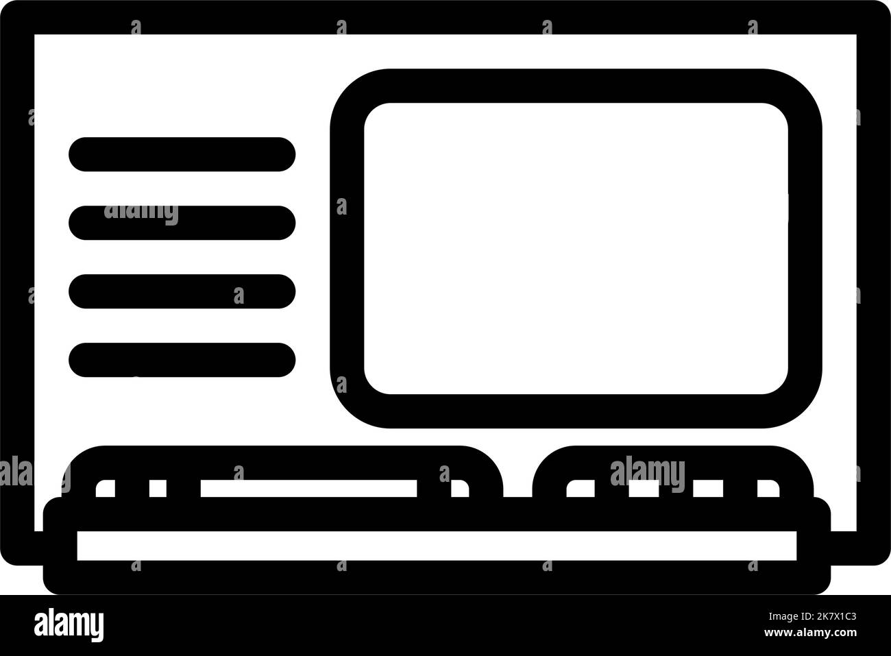 Retro computer ad Cut Out Stock Images & Pictures - Alamy