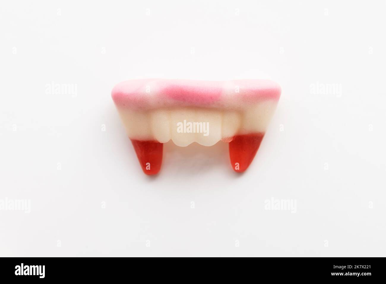 spooky halloween trick or treat vampire fang candy sweets Stock Photo ...
