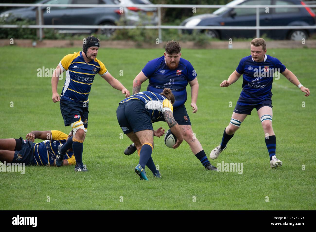 rugby game, rugby ball, team sport Stock Photo - Alamy